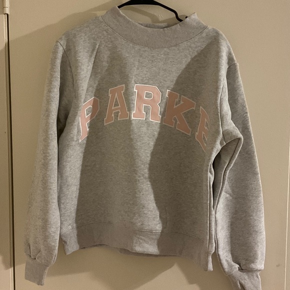 Parke | Sweaters | Parke Miami Cities Varsity Mockneck Sm | Poshmark
